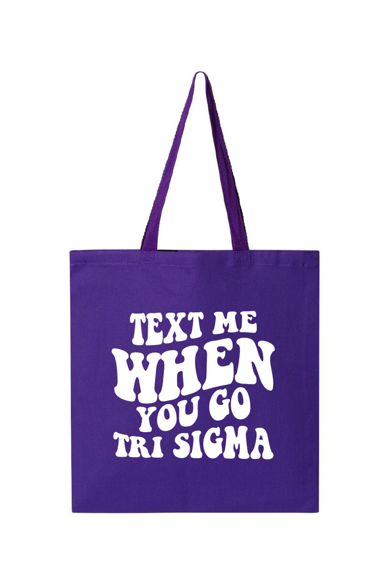 Totes – Purple & Pearls - Tri Sigma