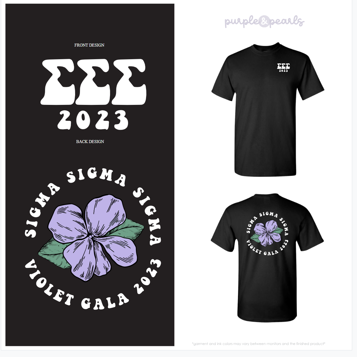 PSU TRI SIGMA VIOLET GALA 2023 – Purple & Pearls - Tri Sigma