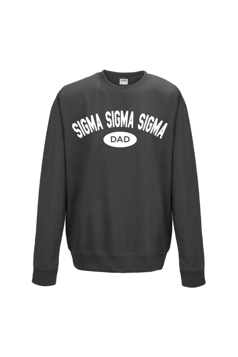 Tri Sigma Dad Sweatshirt – Purple & Pearls - Tri Sigma